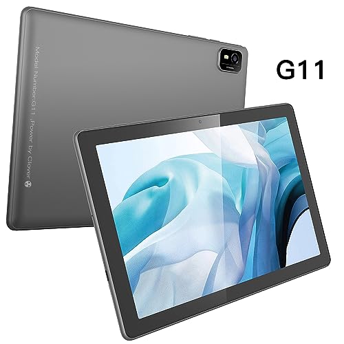 Clovertek Tablet,10.1 inch Android 13 Tablet PC,MT8766,4GB RAM,64GB ROM,4G LTE,5+8MP,G+G,Dual Speaker