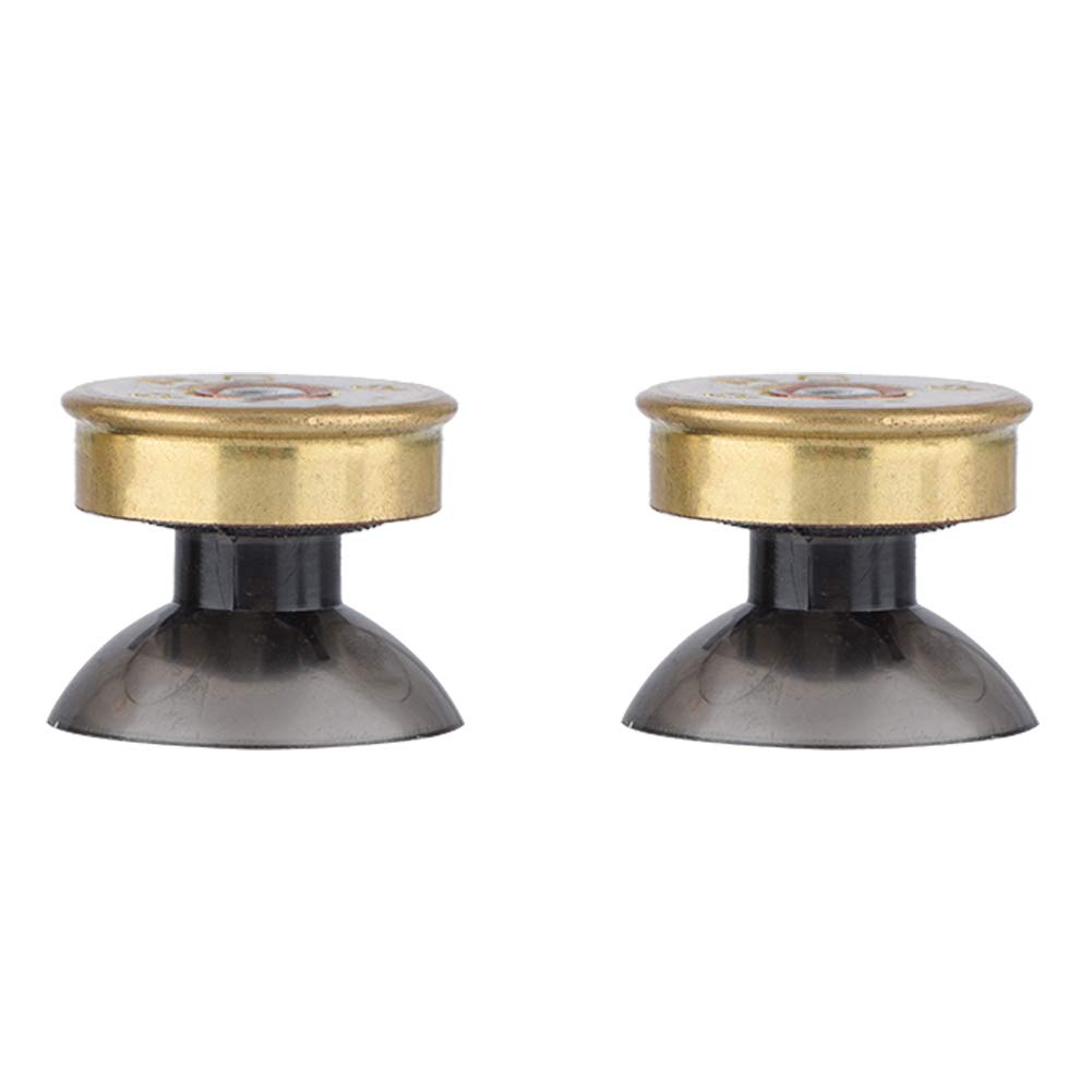 Salaty Bullet Thumbstick, Thumbstick Mod Kit Gold 6Pcs Bullet Buttons for PS4, Playstation 4 for Playstation 4 PS4 Controller Grip Replacement Parts