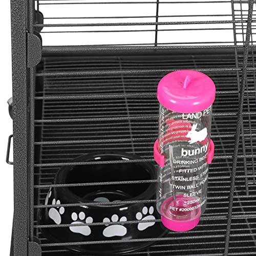 Ferret Cage Rabbit Chinchilla Rat Cage Small Animal House 37" 4 Levels GPJCFCDUS