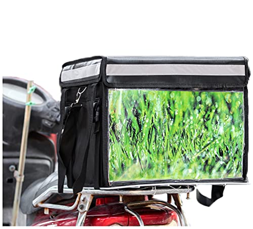 Nesthao Updated Professional Insulated Food Delivery Bag with Support Frame and Plastic Bottom Plate | Ideal for Uber Eats, Catering,Delivery Drivers, Doordash and more