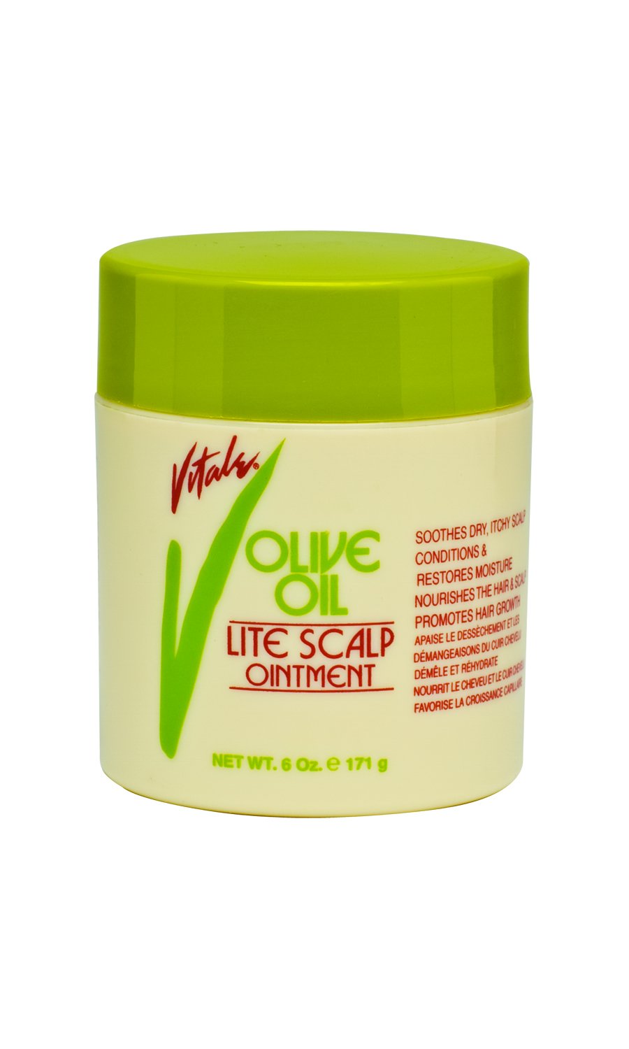 Vitale VN21 olive oil lite scalp ointment, Beige, 7 Ounce