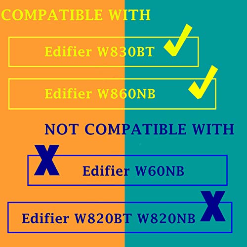 TaiZiChangQin Ear Pads Cushion Memory Foam Earpads Replacement Compatible with Edifier W830BT w830 bt W860NB Headphone