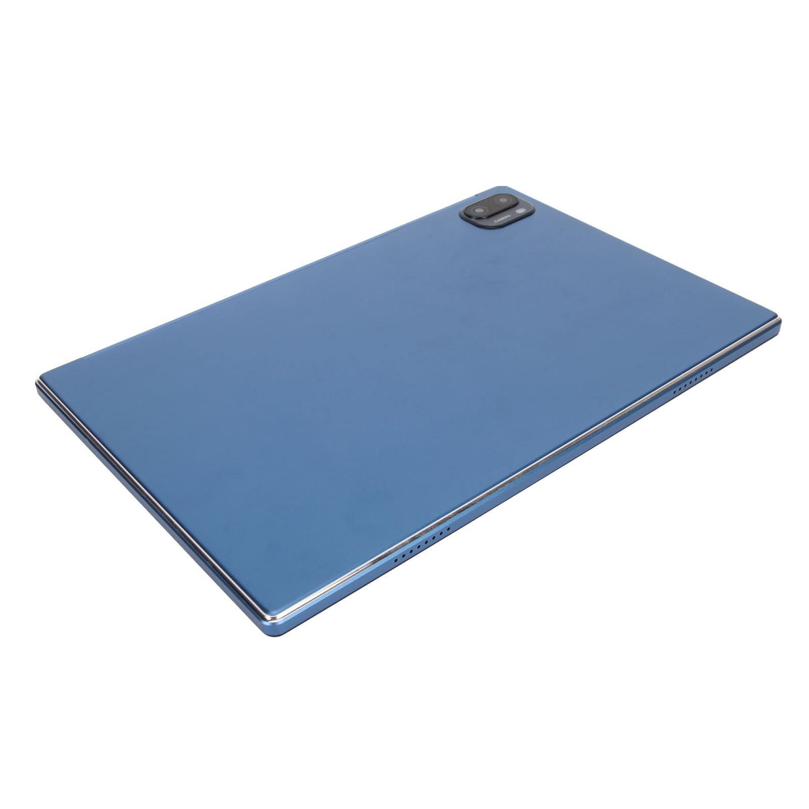 DAUERHAFT HD Tablet, 2 in 1 Tablet Aluminum Alloy 8GB 256GB Memory Blue for Travel (US Plug)