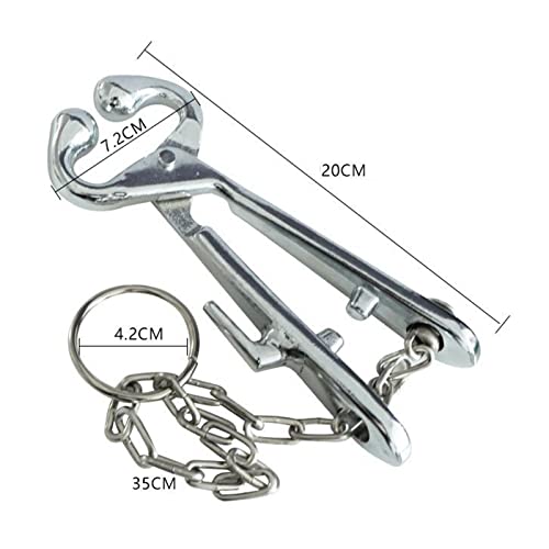 Colcolo Cattle Nose Rings Pliers Piercing Smooth Durable Farm Equipment Bovine Clip for Livestock
