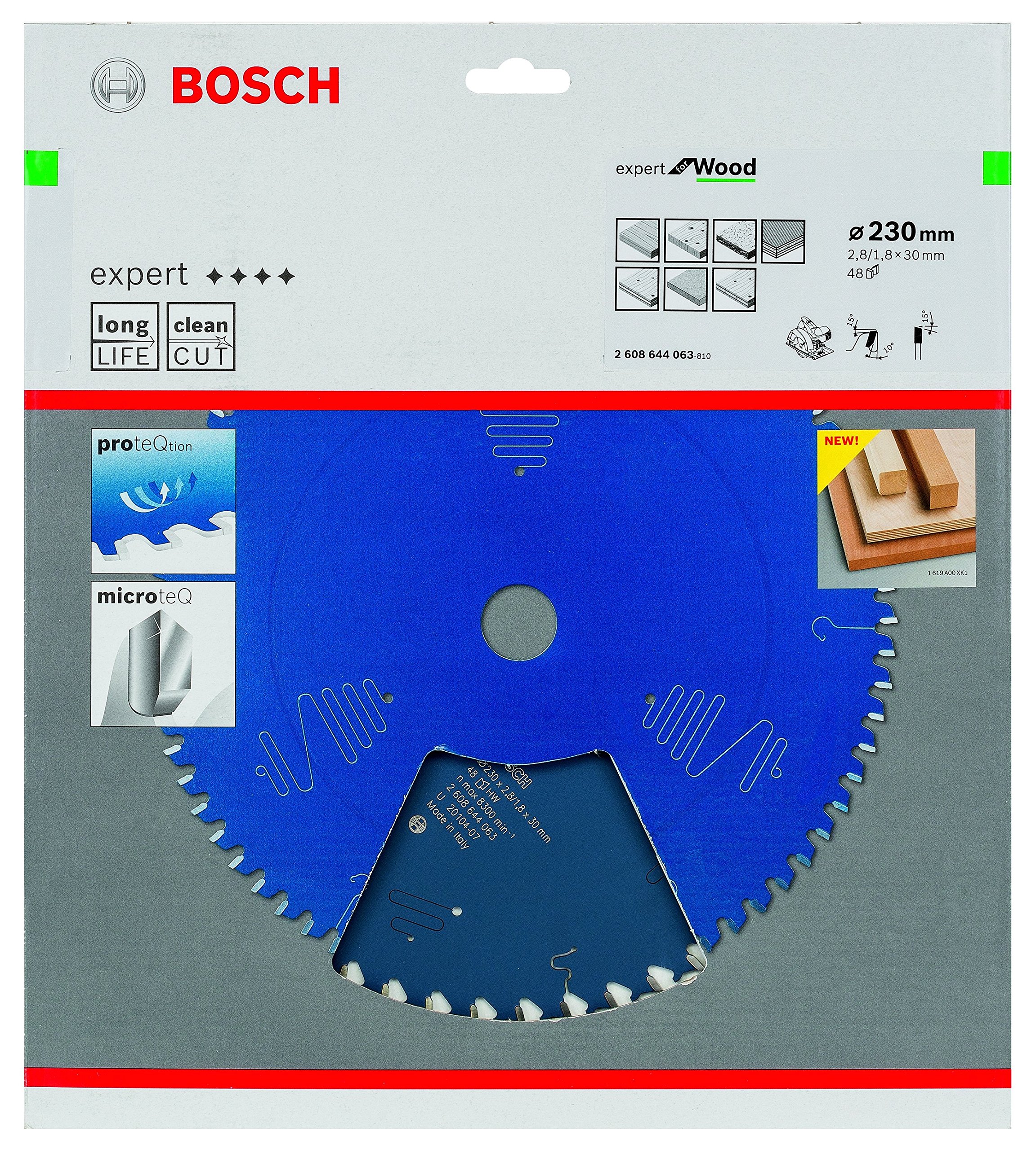 Bosch 2329823 Circular Saw Blade, Blue