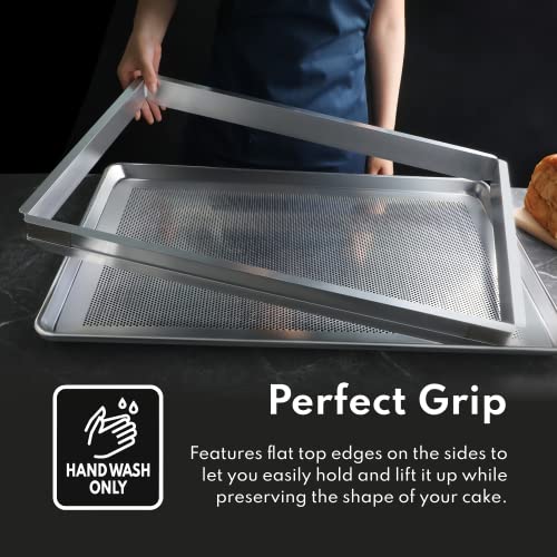 New Star Foodservice 42580 Aluminum Sheet Bun Pan Extender, 13 x 18 inch (Half Size)