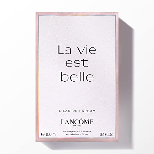 Lancôme La Vie Est Belle Eau de Parfum - Floral & Sweet Women's Perfume - With Iris, Patchouli & Vanilla - Long Lasting Fragrance - 3.4 Fl Oz