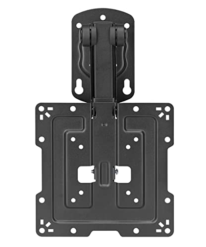Mount Plus CM322 Flip Down TV and Monitor Roof Ceiling Mount | Fits Flat Screen 19 to 42 Inch | VESA Compatible 100x100, 200x200 | Height Adjustable | Pitched Roof