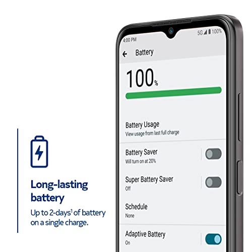 Nokia G400 5G | Verizon, AT&T, T-Mobile | Android 12 | Unlocked Smartphone | 3-Day Battery | US Version | 4/64GB | 6.58-Inch Screen | 48MP Triple Camera | Meteor Grey