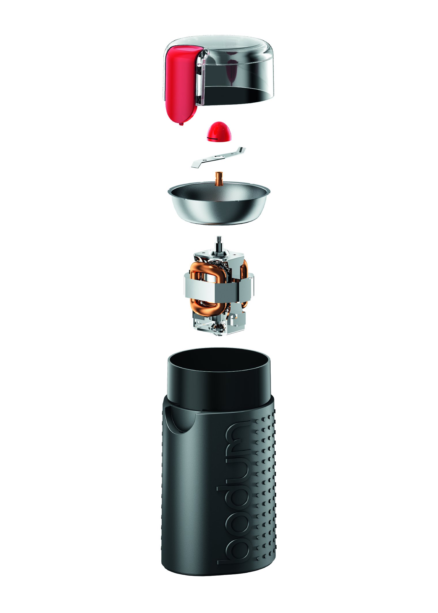 BISTRO Dark Grey Electric Coffee Grinder, 1 EA