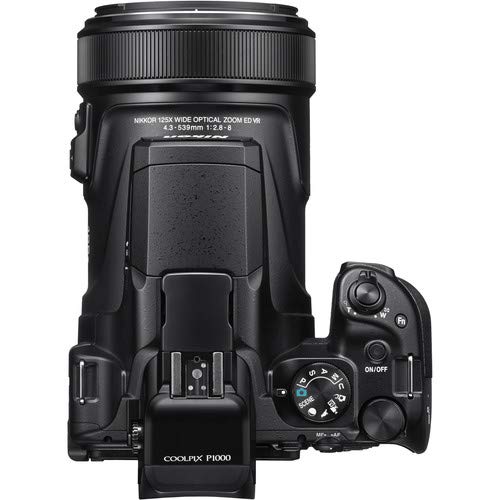 COOLPIX P1000 Digital Camera with 125X Optical Zoom + Pixibytes Pro 6 Pcs Bundle (Renewed)