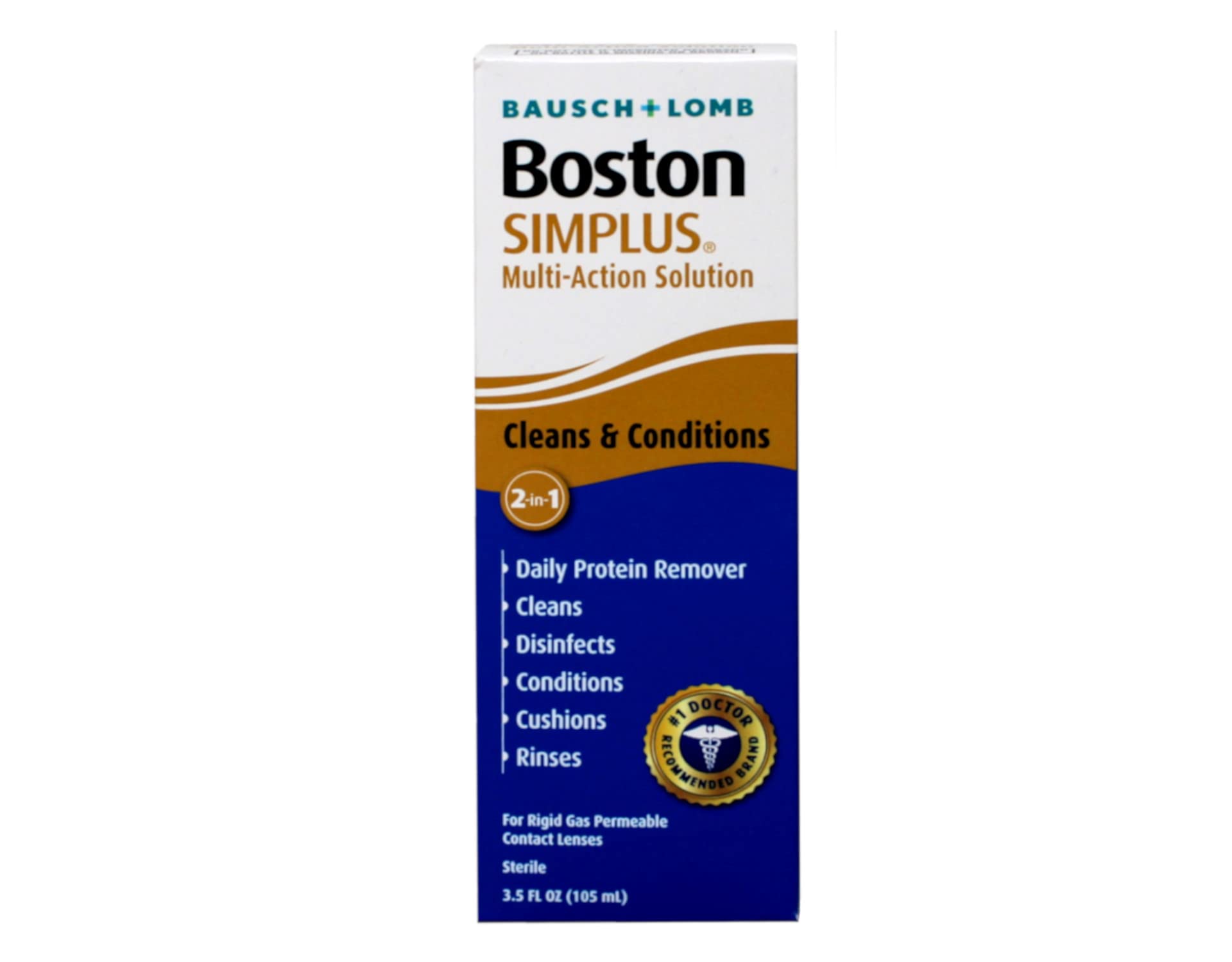 Boston Simplus Multi-Action Solution, 3.5 Ounce (Pack of 2)
