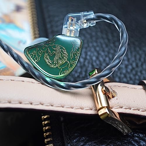 HIFICAT Tangzu WANER SG Jade Green 10mm Dynamic Driver in-Ear Earphone,PET Diaphragm HiFi IEM