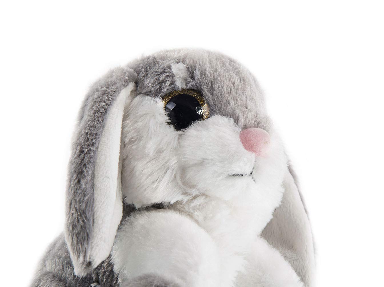 My OLi Bunny Rabbit Stuffed Animal Plush Bunny 8.5" Easter Stuffed Bunny with Floppy Ear Plush Rabbit Bedtime Friend Plush Toy Gifts for Girls Boys Kids, Gray