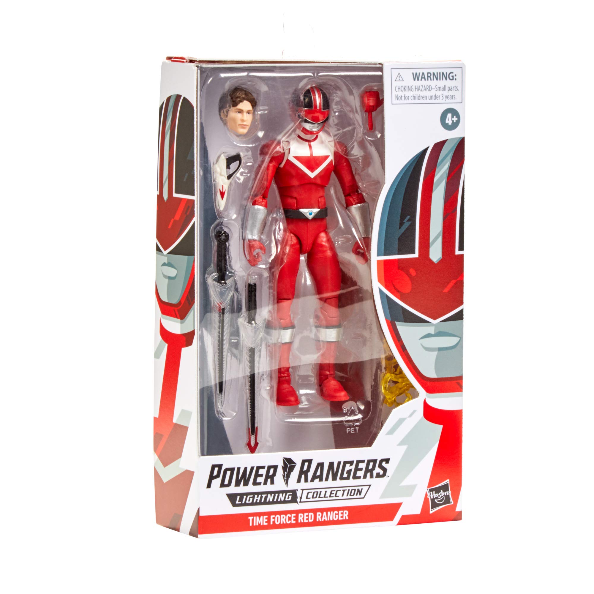 Power Rangers Lightning Collection Time Force Red Ranger 6-Inch Premium Collectible Action Figure Toy with Accessories