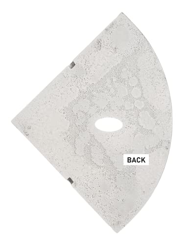 Tenedos Resin Bathroom Corner Shower Shelf Tile Flatback Wall Mounted (White)