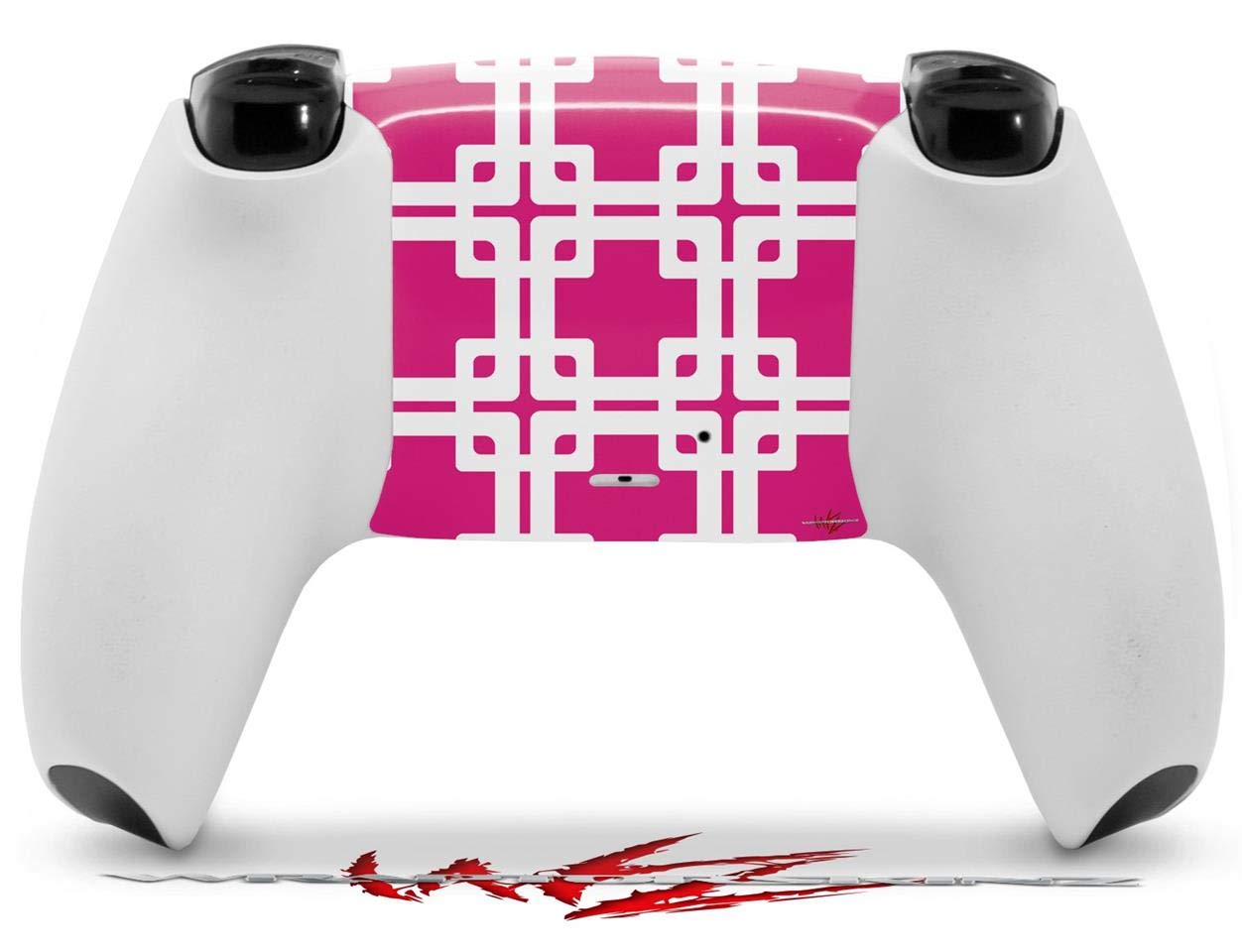 WraptorSkinz Skin Wrap compatible with Sony PS5 DualSense Controller Boxed Fushia Hot Pink (CONTROLLER NOT INCLUDED)