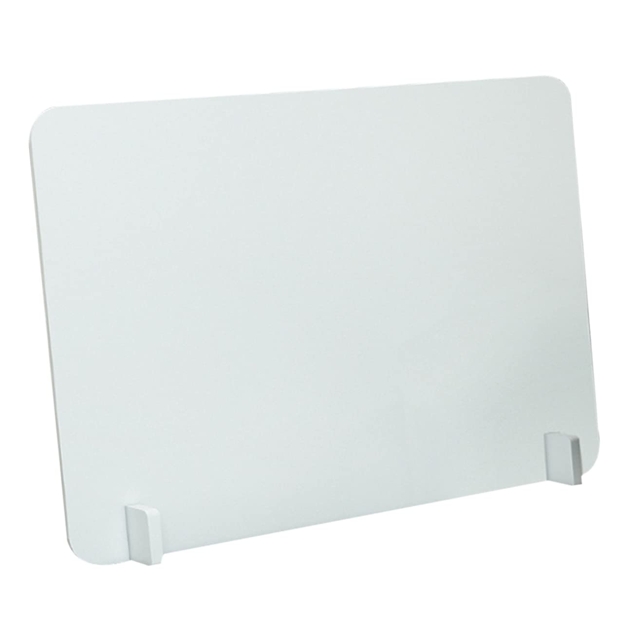 COOPHYA Desk Dividers for Students Privacy Table Desk Shelf Desk Table Divider Panels Desk Separator Panel Acrylic Desk Panels Privacy Desk Divider Splatter Guard Oven White Frosted Office