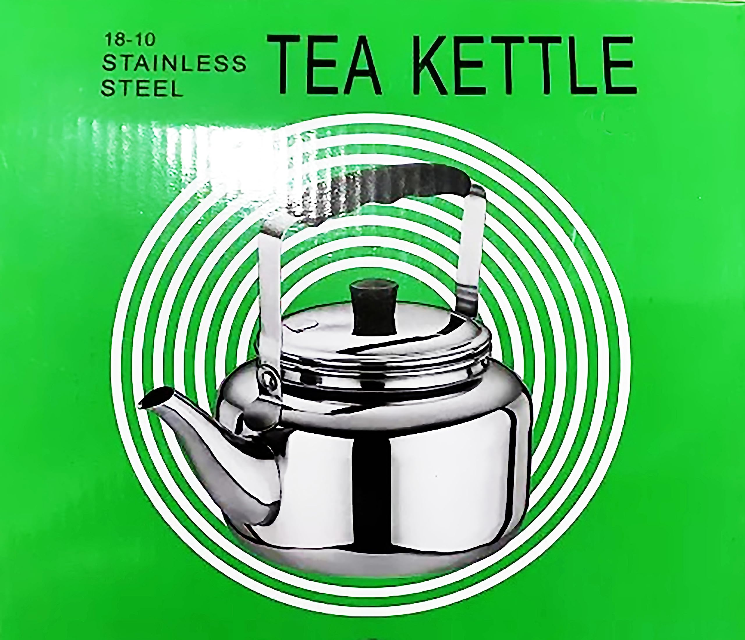 Chandler 3.12 Liter Tea Pot, Vintage Tea Kettle - 4mm Stainless Steel Pot - Hard to Dent | Ergonomic Handle with a Cool Grip | Portable Tea Kettle For Camping (Silver Colour, 3.12 L)
