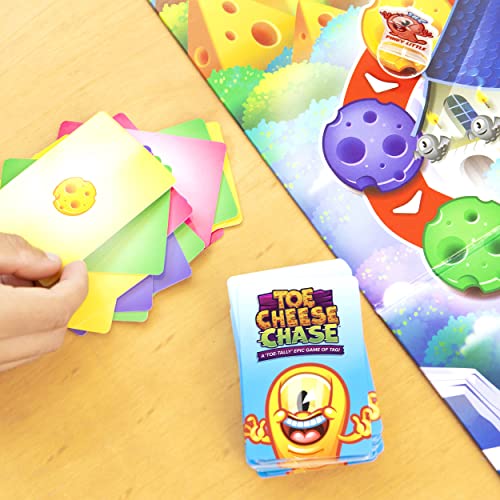 WHAT DO YOU MEME? Toe Cheese Chase - The Silly Board Game for Family Game Night