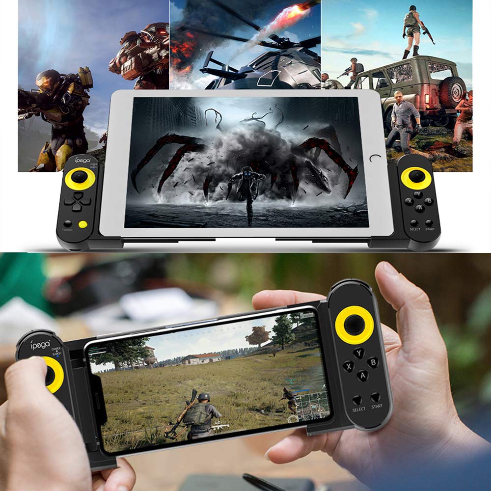 IPGEA PG-9167 Mobile Controller, Wireless 4.0 Gamepad Joystick Telescopic Game Controller Compatible Galaxy S10/S10 & Galaxy A51 Note 9 Phone XR XS Phone 11 Most iOS/Android Smart Phone Tablet PC