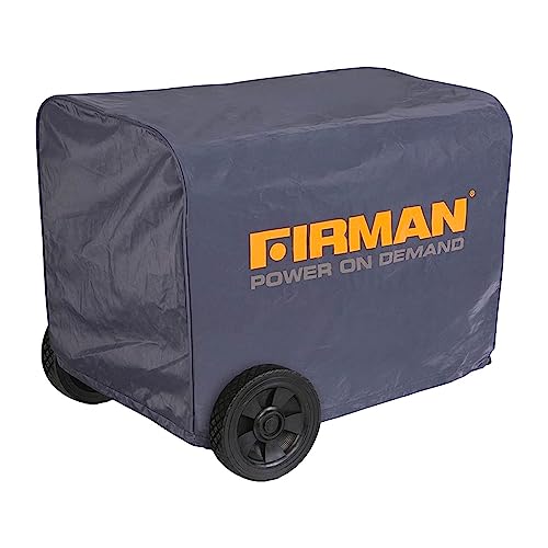 FIRMAN 1002 Portable Generator and Inverter Cover, Double-Insulted Generator Cover, Fits 2700-5000 Watt Generators and Inverters up to 25.4" X 18.3" X 19.5", Cover Measures 11.4" x 6.9" x 3.9", Medium