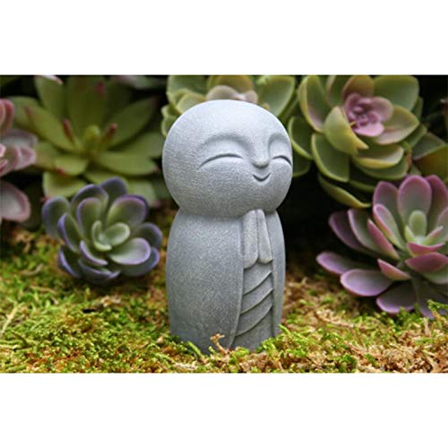 VELIHOME Jizo Statue,Jizo Monk Statue,The Perfect Little Jizo Buddha for Your Home or Garden Outdoor Decoration
