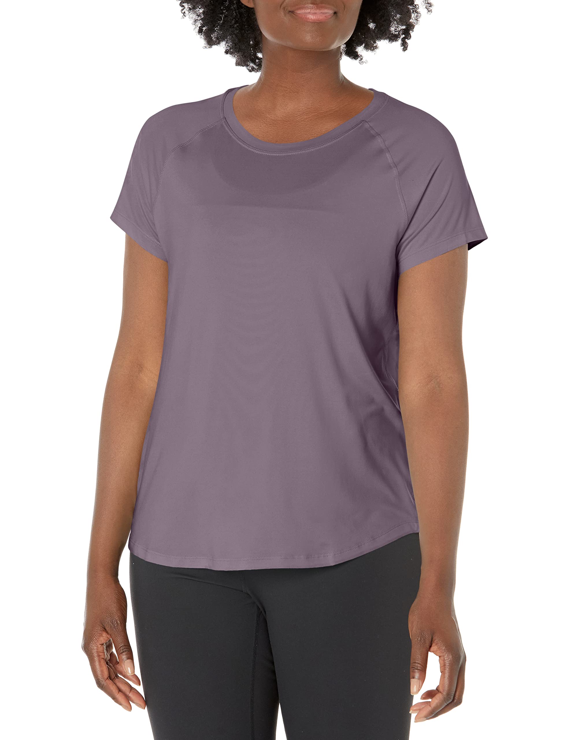 C9 Champion Women's Soft Tech Tee, Mauve Mist Purple, Large