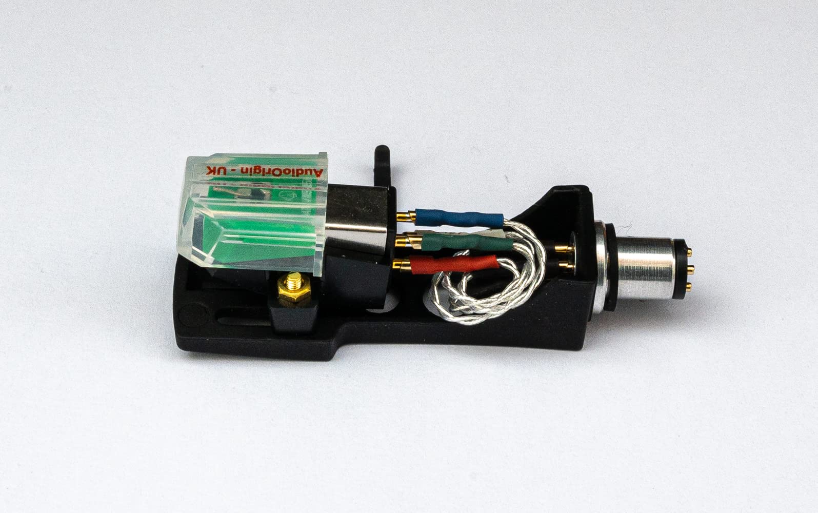 Black Headshell with AT VM95e Elliptical Stylus, Cartridge, Silver Litz Connections and V2 Pro Lube for Technics SL1200, SL1210, SL1600, SL1610, SL1700, SL1800, SL1810, SL3200, SL3300, SL3350