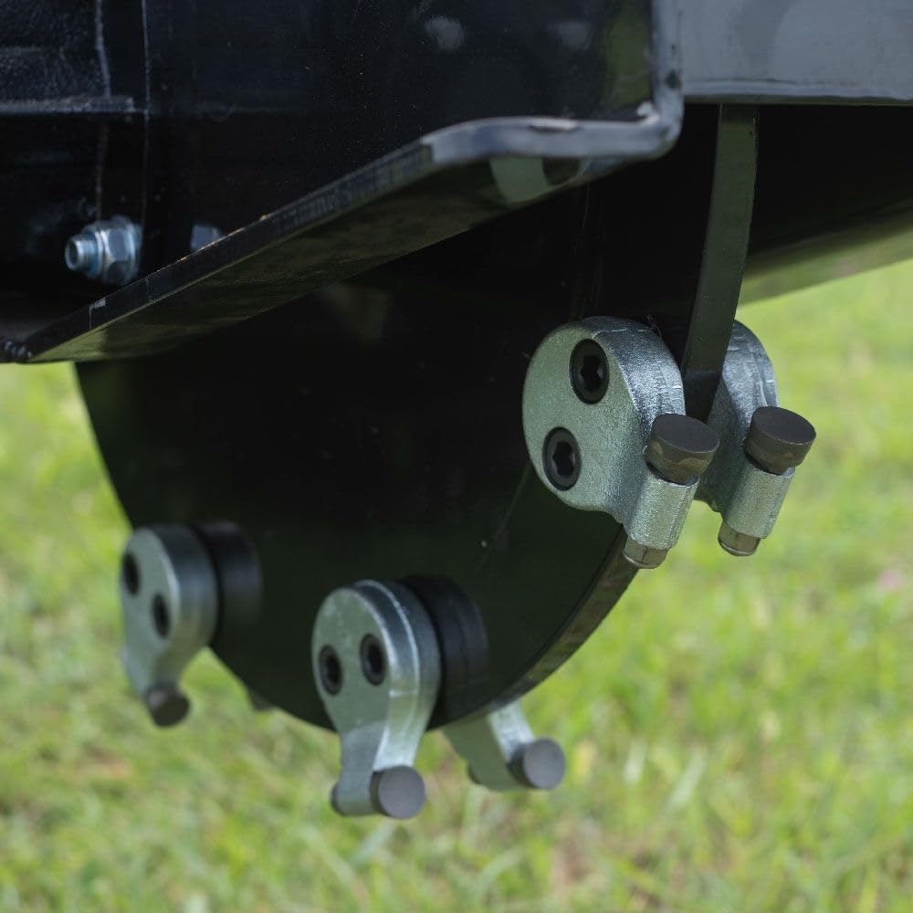 Titan Attachments 3 Point Pro Series PTO-Driven Stump Grinder, Stump Grinder Machine for Cat 1 and 2 Tractors with 20-60 HP, Carbide Steel Teeth, 950 RPM, Tree Stump Grinder