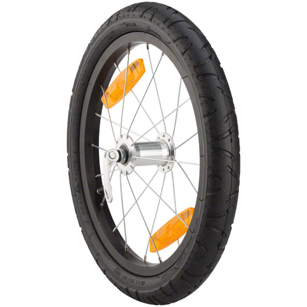 Burley Unisex_Adult Alu QR Wheel, Black, 16"