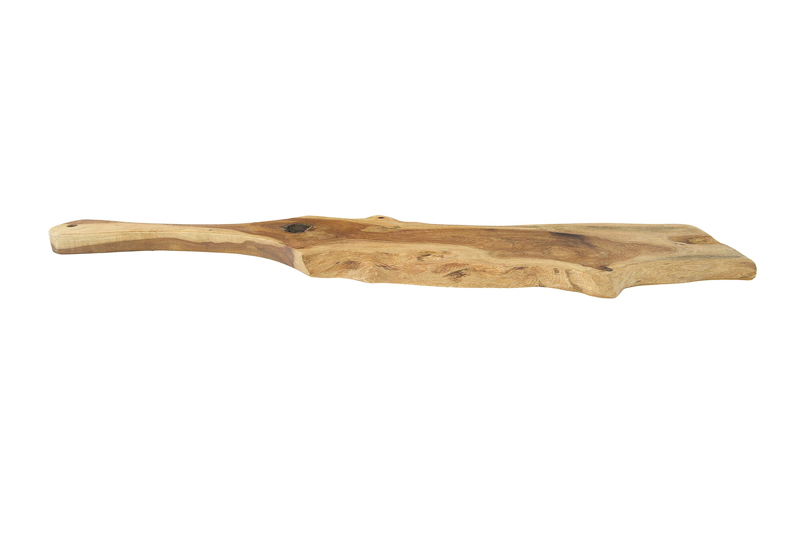 Creative Co-Op Rectangle Mango Wood Cutting Handle Cheese Board, Brown