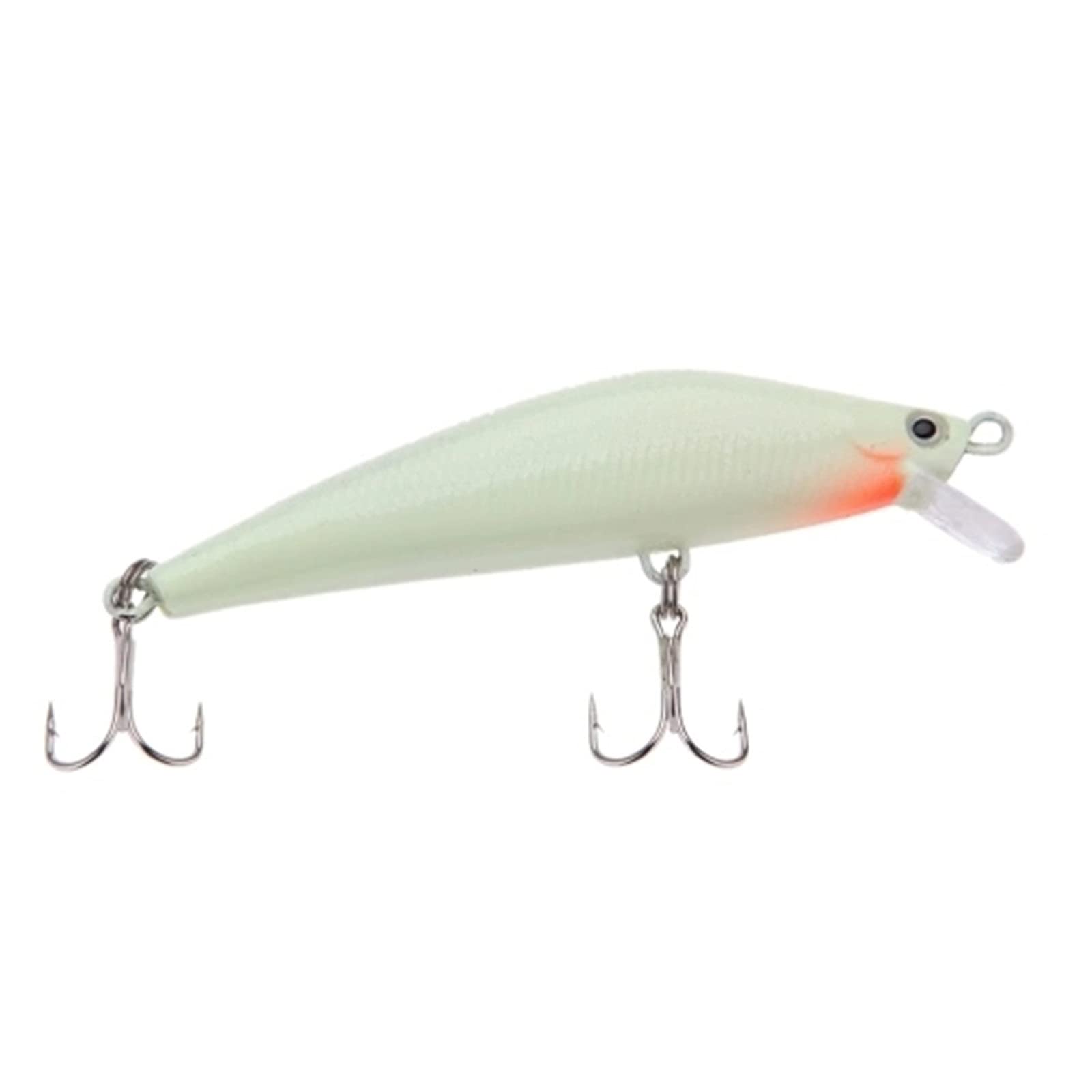 CSSIM Lure Swimbaits 3D Luminous Night Bait Lure Hard Bait Lure Fish Hook Artificial Fishing Tackle Accessory With Two Triangle Hooks 82mm 8g