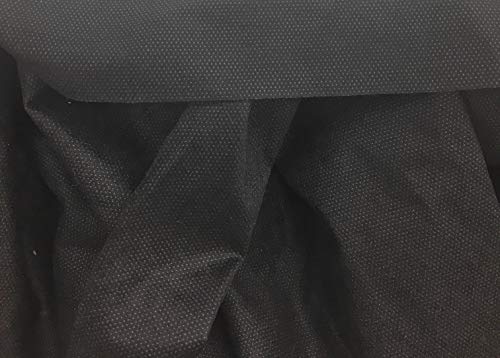 Black Non Woven Fusible Pellon INTERFACING Light Weight Weight, 3 Yards x 54"