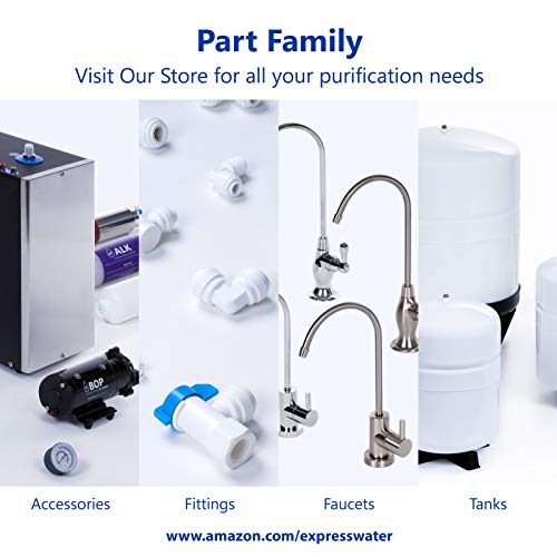Express Water Leak Stop Valve for Reverse Osmosis and Under Sink Water Filtration System – Automatic Water Shut-Off Valve for Water Filtration Systems – Shut Off Water Supply When Water Leaks