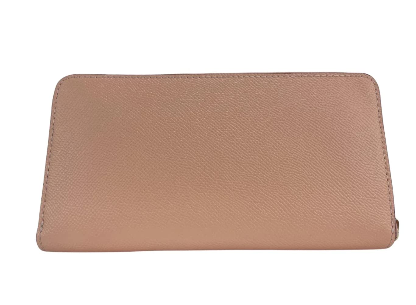 Coach Women's Long Zip Around Wallet (Crossgrain Leather, Faded Blush)