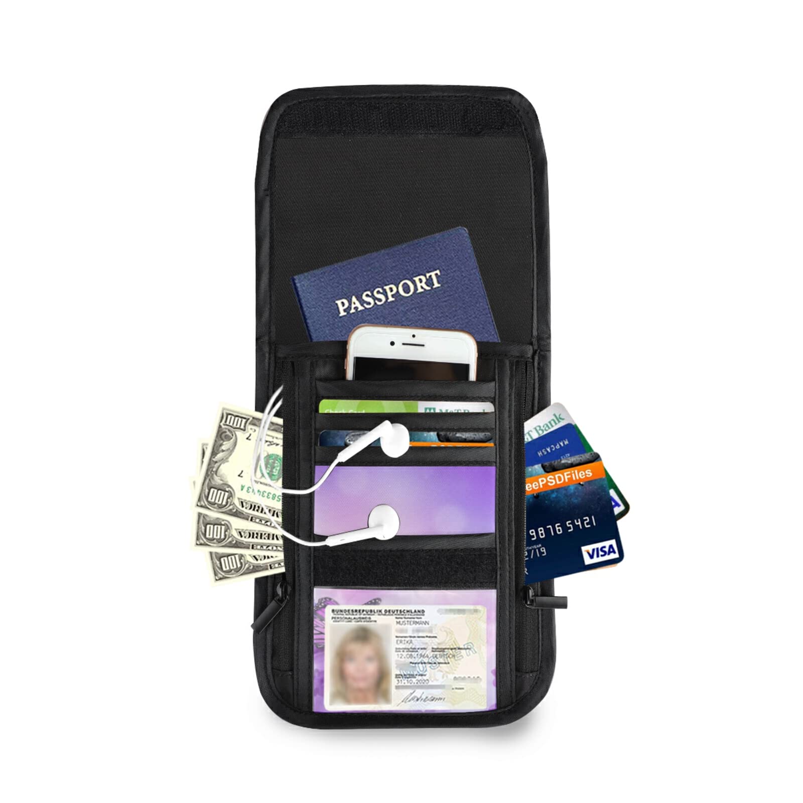 Women Small Crossbody Bag Purple Butterfly for Cellphone Purse Wallet with Card Slots Removable Strap(226na7a)
