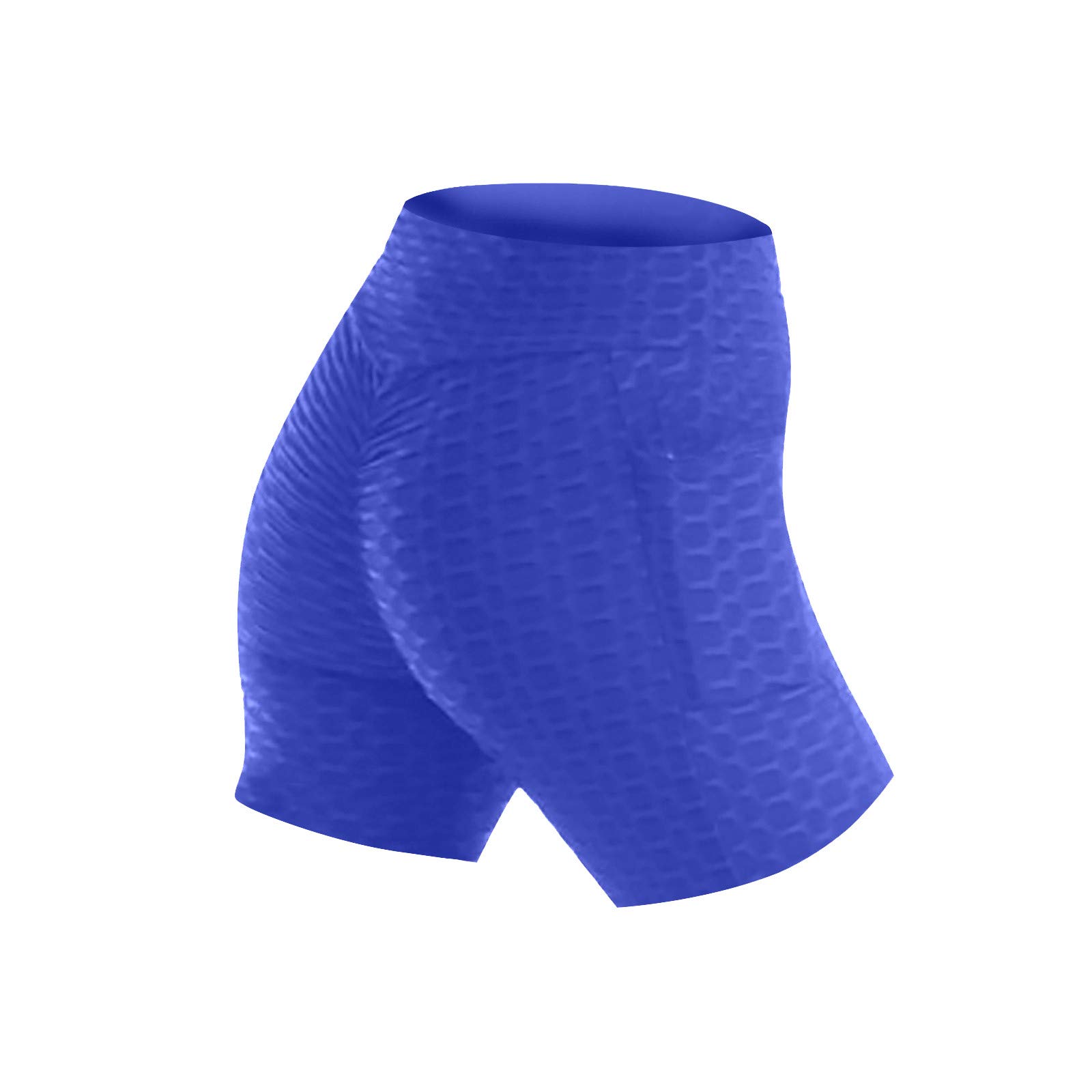 Women's Booty Shorts Sexy Scrunch Butt Lifting Leggings Workout High Waisted Textured Bottom Summer Hot Shorts