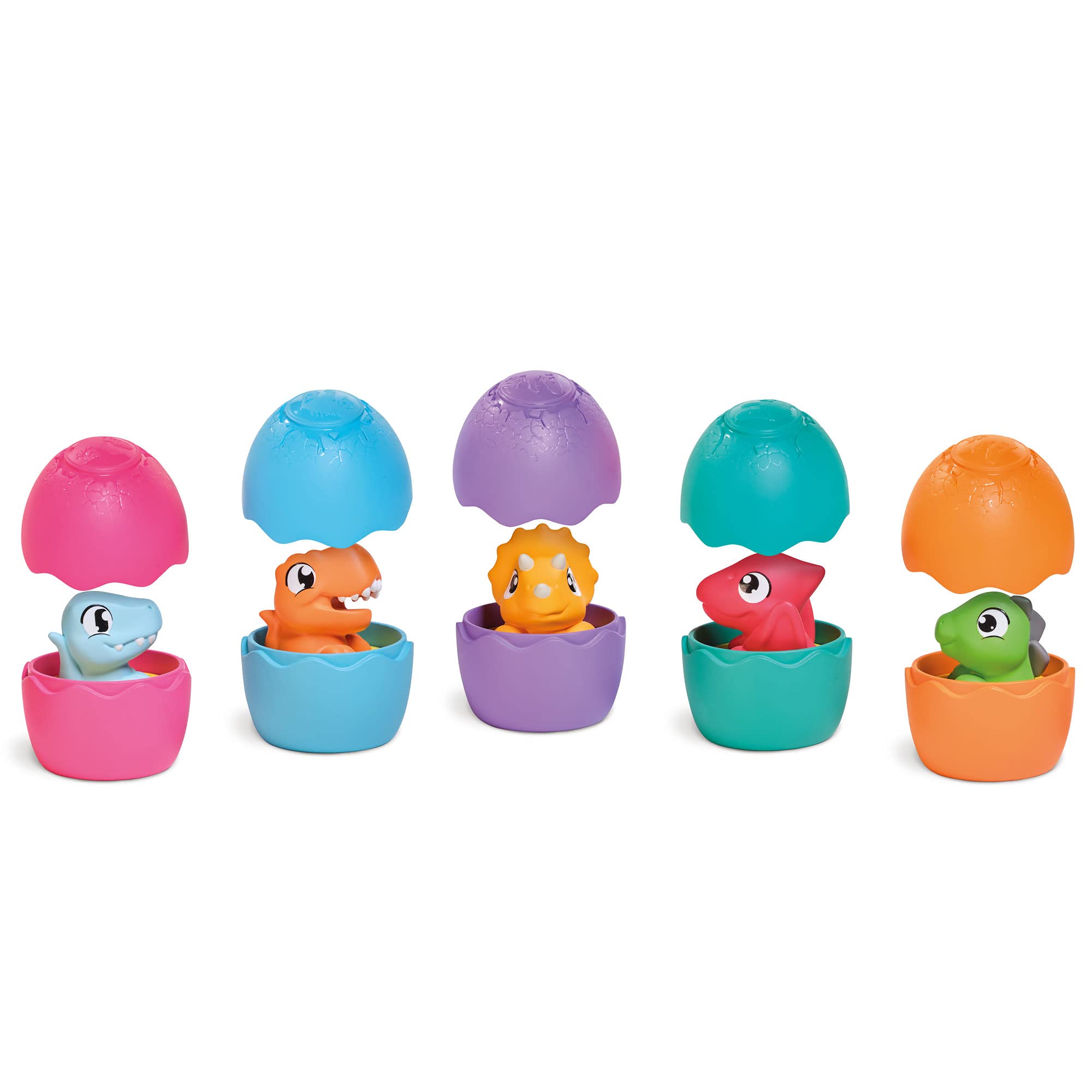 Toomies Jurassic World Spin & Hatch Dino Eggs – Dinosaur Toys for Developmental Play – 12m+