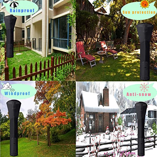 Extra Large Patio Heater Covers(94"H x 36"D x 23"B)