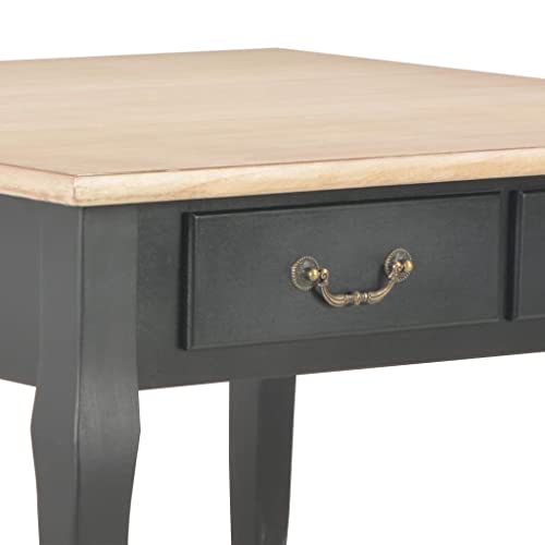 Center Table Modern Coffee Table Side End Table Coffee Table Black 31.5"x31.5"x19.7" Woodfor Living Room,Home,Office,Living Meeting Room