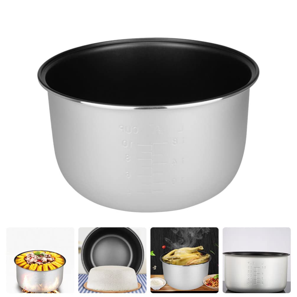 DOITOOL Inside Pot Inner Cooking Pot Rice Cooker Inner Pot Rice Cooker Liner Non- stick Rice Cooking Container Rice Cooker Pot Electric Cooker Accessory Style B Pressure Cooker Inner Pot Rice Cooker Accessories