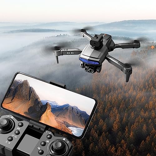 Mini Drone with Camera-Drone with 4k HD Fpv Camera Remote Control Toys Gifts for Boys Girls with Altitude Hold Headless Mode Start Speed (Black)