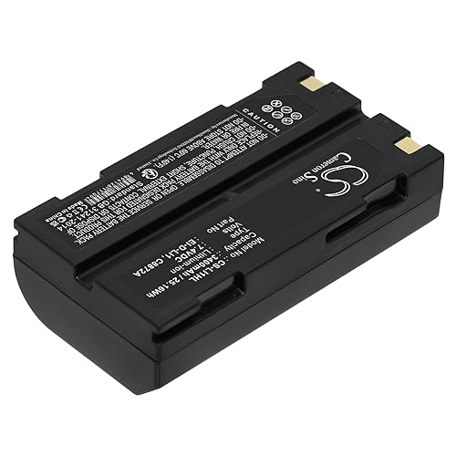 Flujoy 3400mAh/7.4V Replacement Battery for Symbol Barcode Scanner C8872A 52030 EI-D-LI1 38403 46607 29518