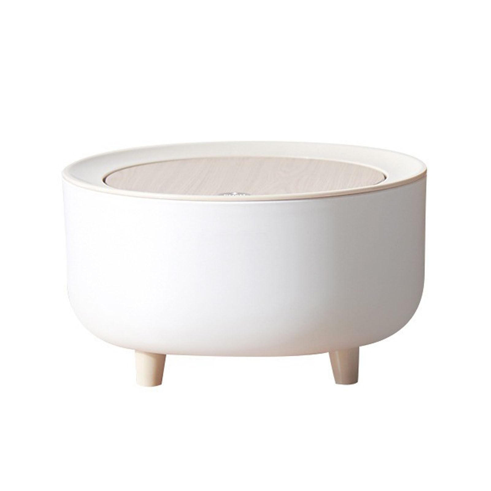 FLUSTDER Desktop Trash Can Household Pressing Mini Garbage Can Living Room Office