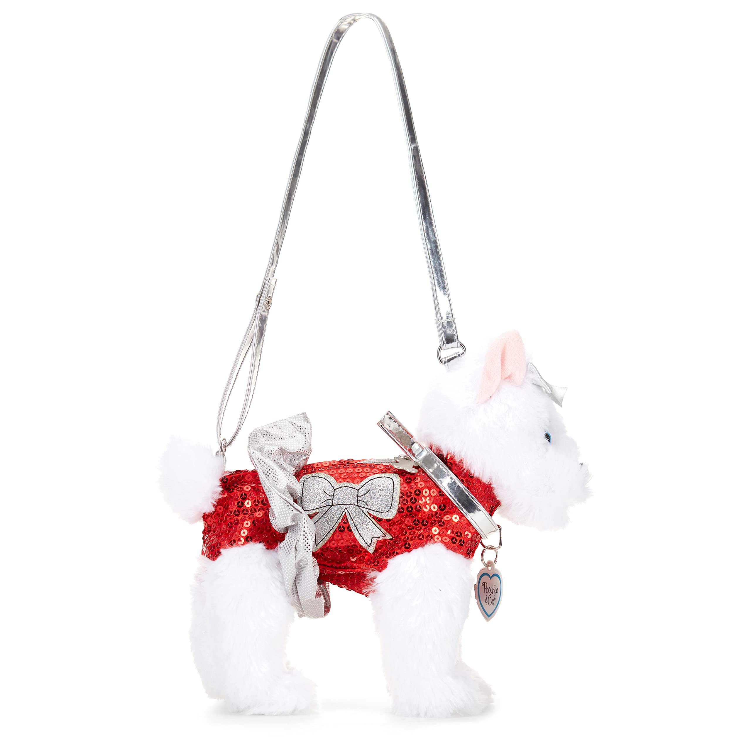 Cudlie Accessories SCOTTY WHT RD SEQ GLT BW AP SLV DT SCRCH, scotty with silver