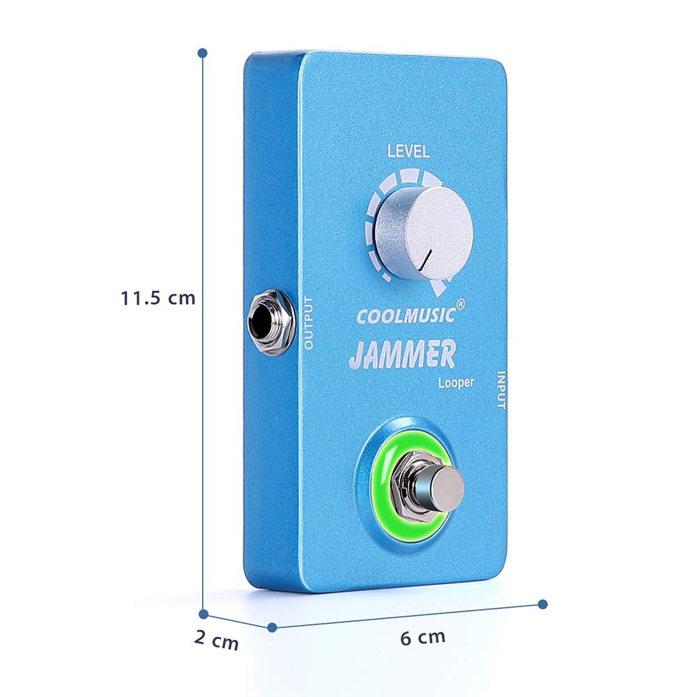 Coolmusic Jammer Looper Effects Pedals 10 Minutes of Looping Unlimited Overdubs