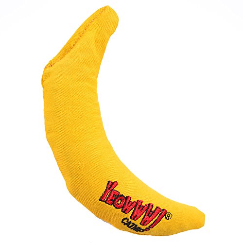 Yeowww! Organic Catnip 3-Toy Variety Pack with Rainbow, Banana, and Pollock