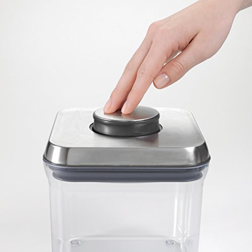 OXO SteeL 2.5 Qt POP Container β Airtight Food Storage β for Rice and More