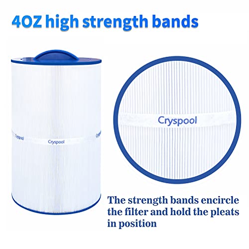 CRYSPOOL Spa Filter Compatible with Caldera 50, Caldera Spas, C-7350, 1019401, 73532, PCD50N, FC-3963, 50 sq.ft hot tub Filter, 1 Pack